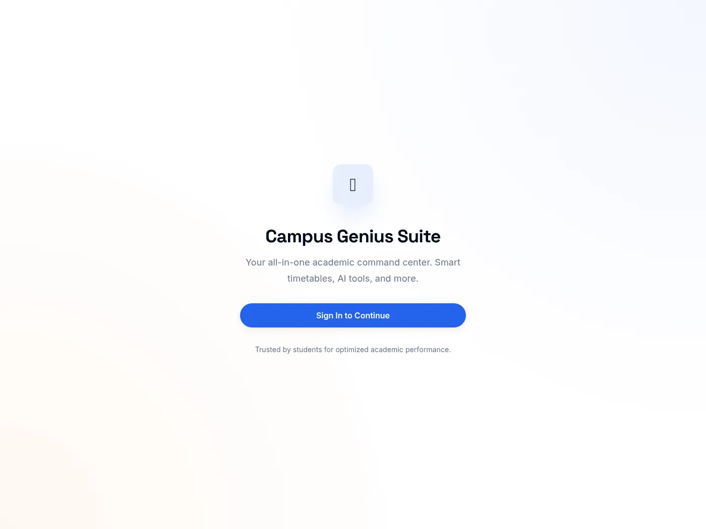 Campus Genius Suite