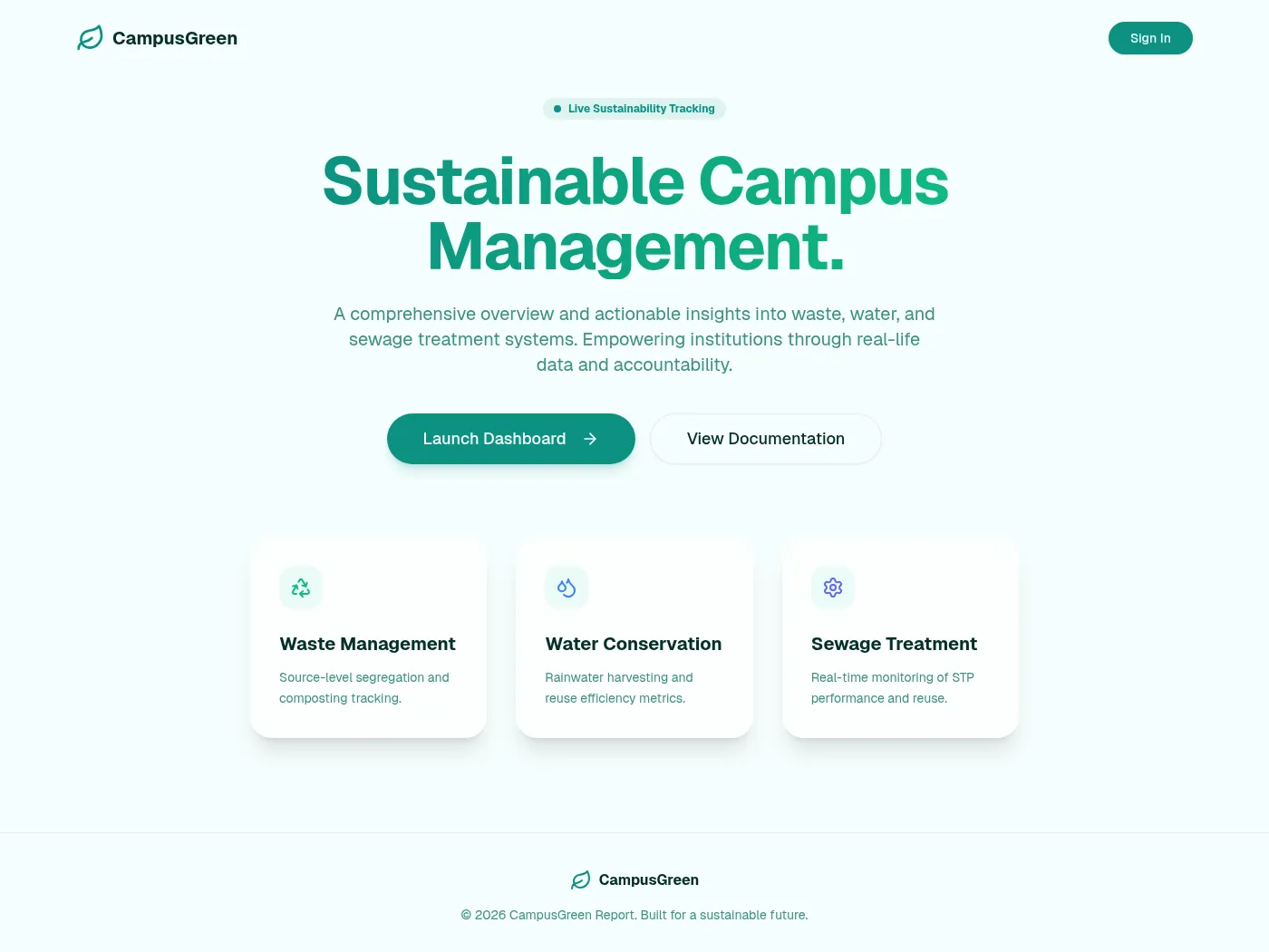 Campus Green Report