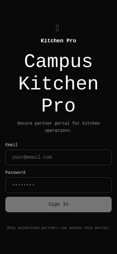 Campus Kitchen Pro