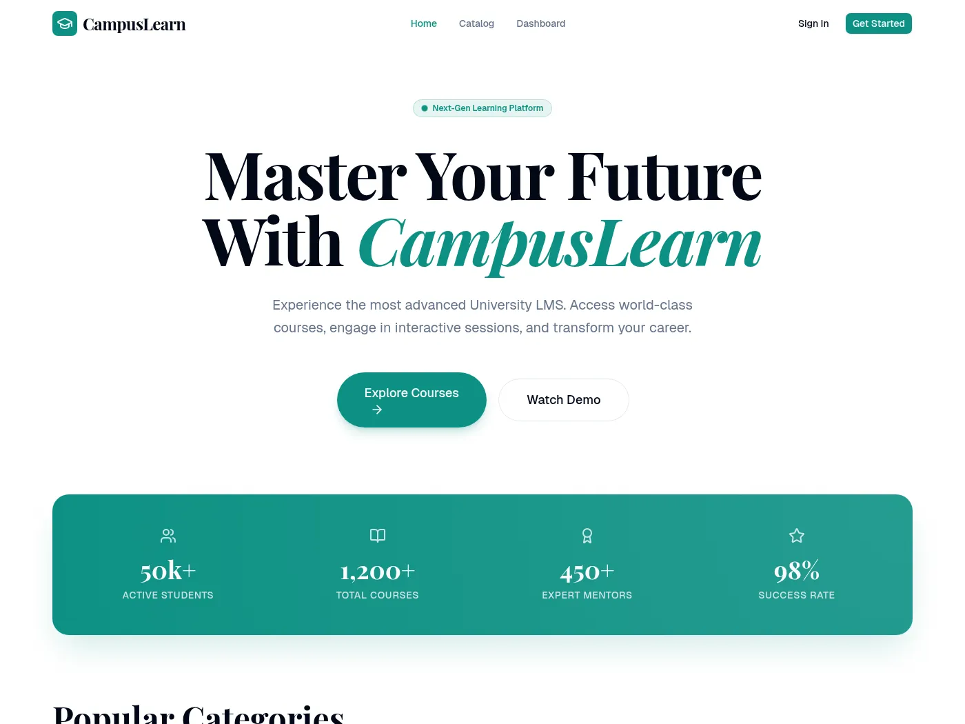 CampusLearn LMS