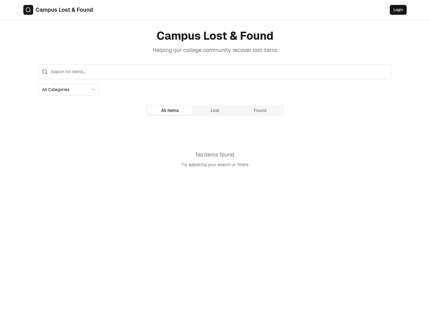 Campus Lost & Found