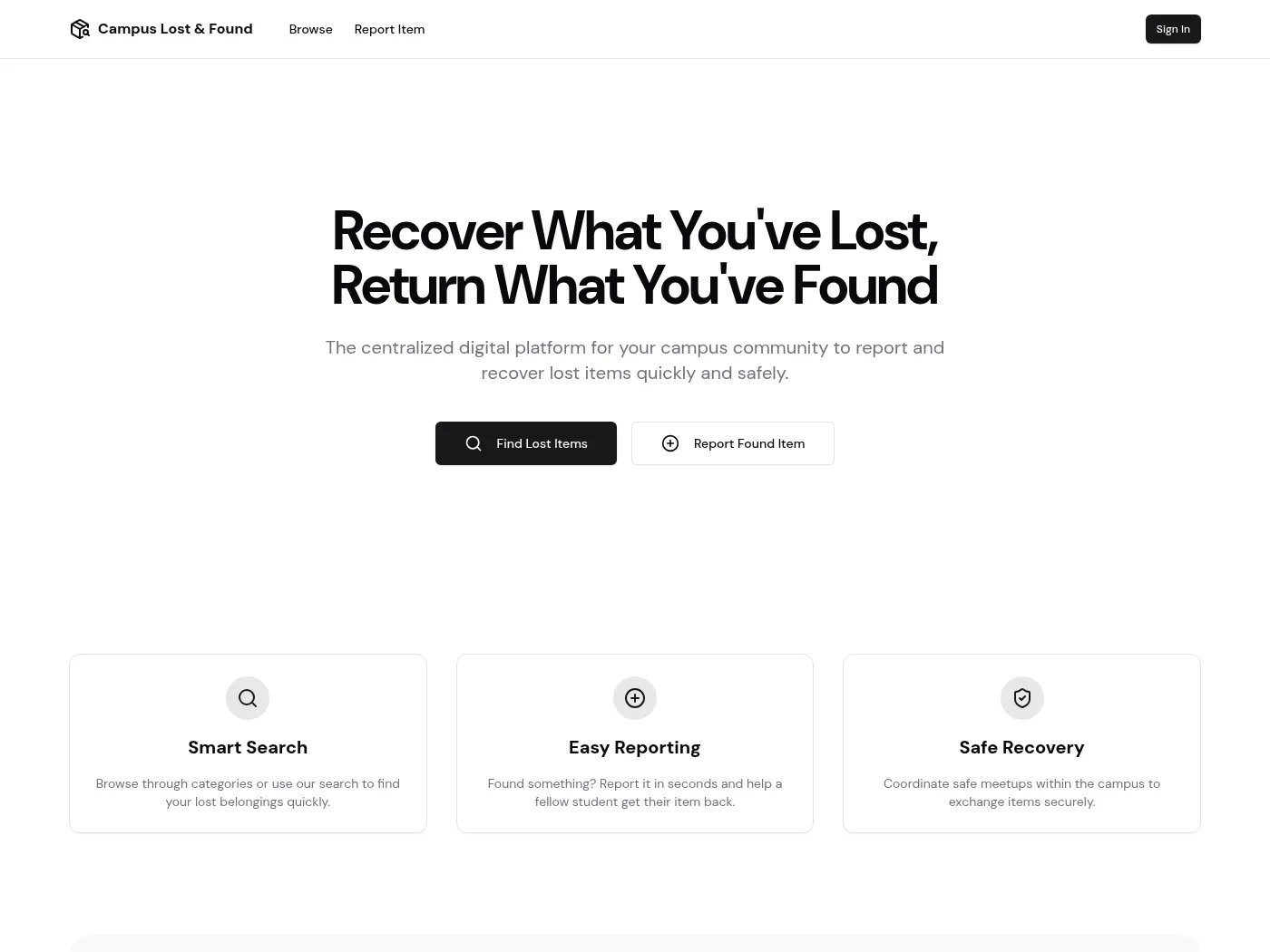 Campus Lost & Found