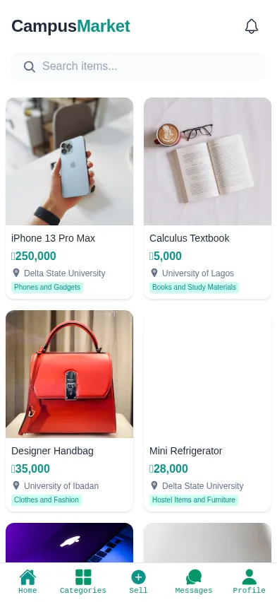Campus Market App