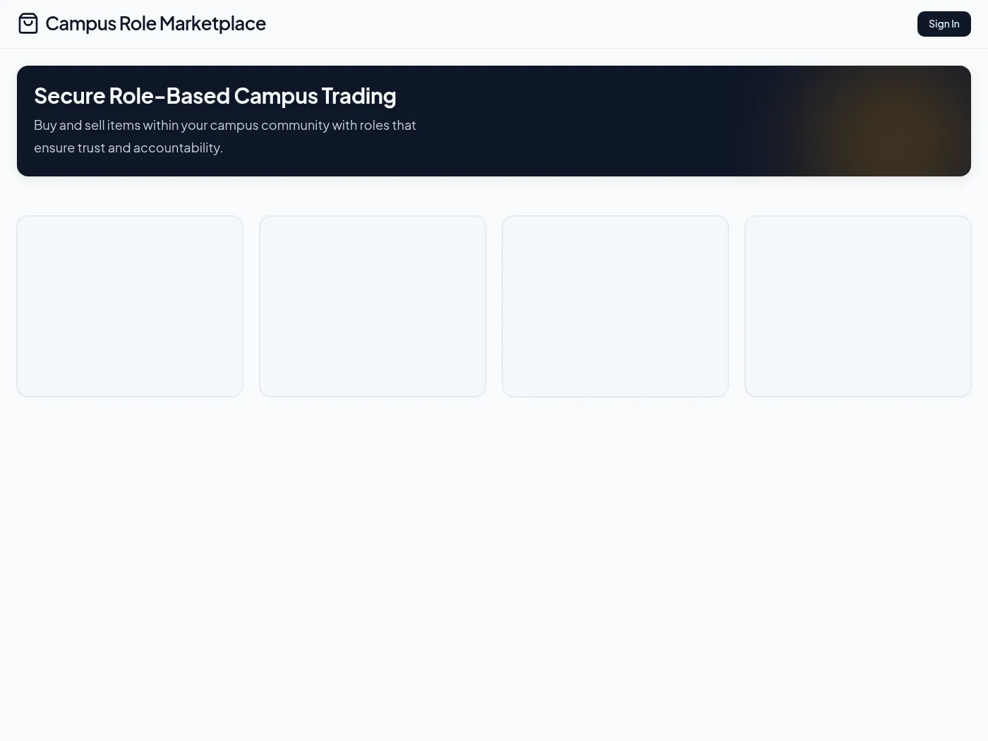 Campus Role Marketplace