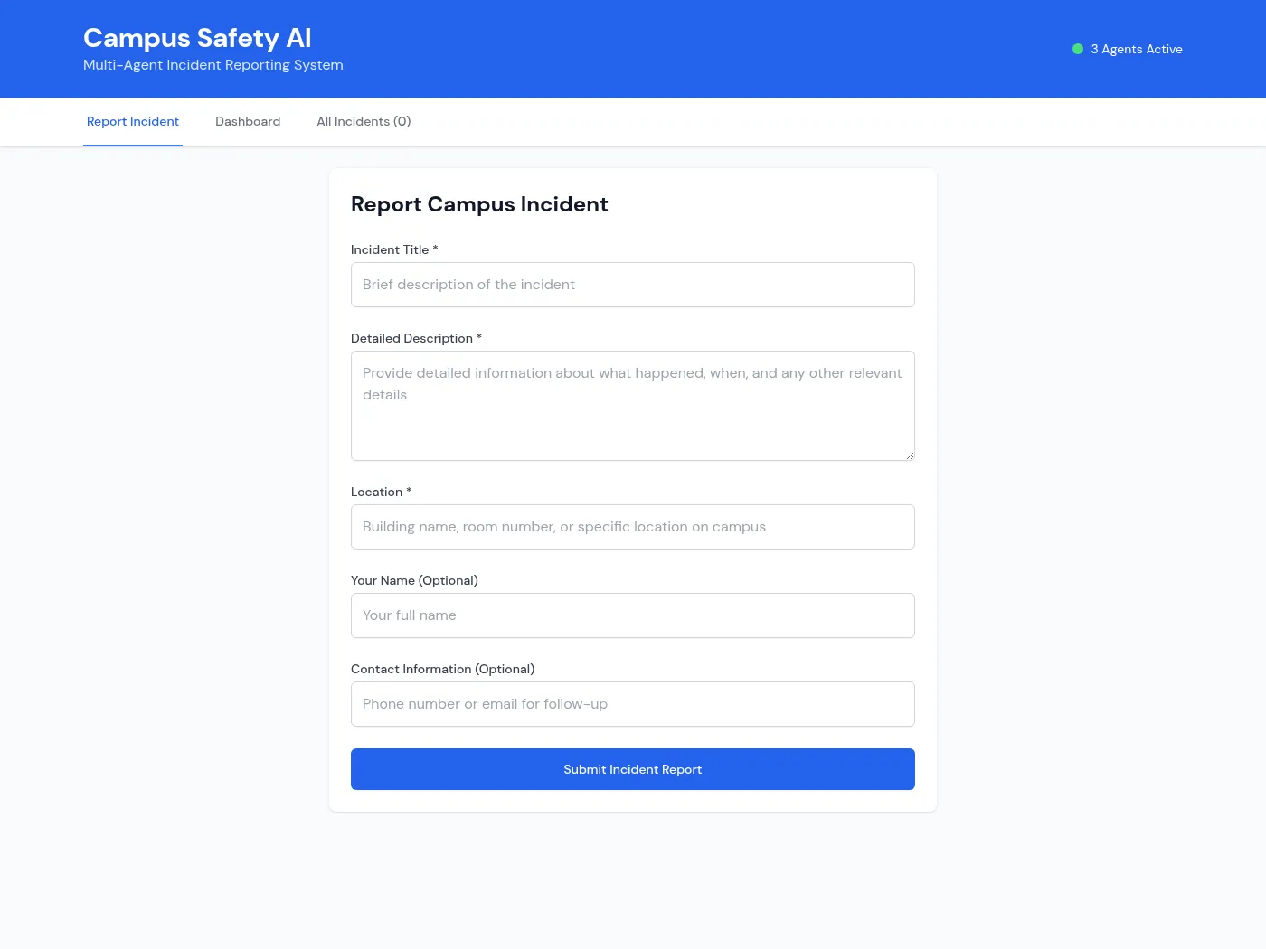 Campus Safety AI
