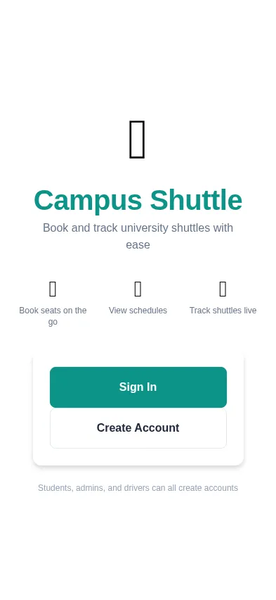 Campus Shuttle App