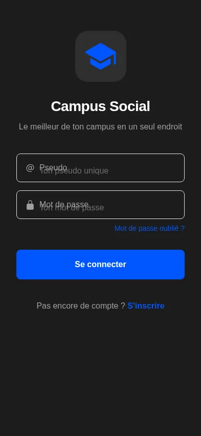 Campus Social Messenger