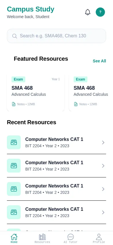 Campus Study Access