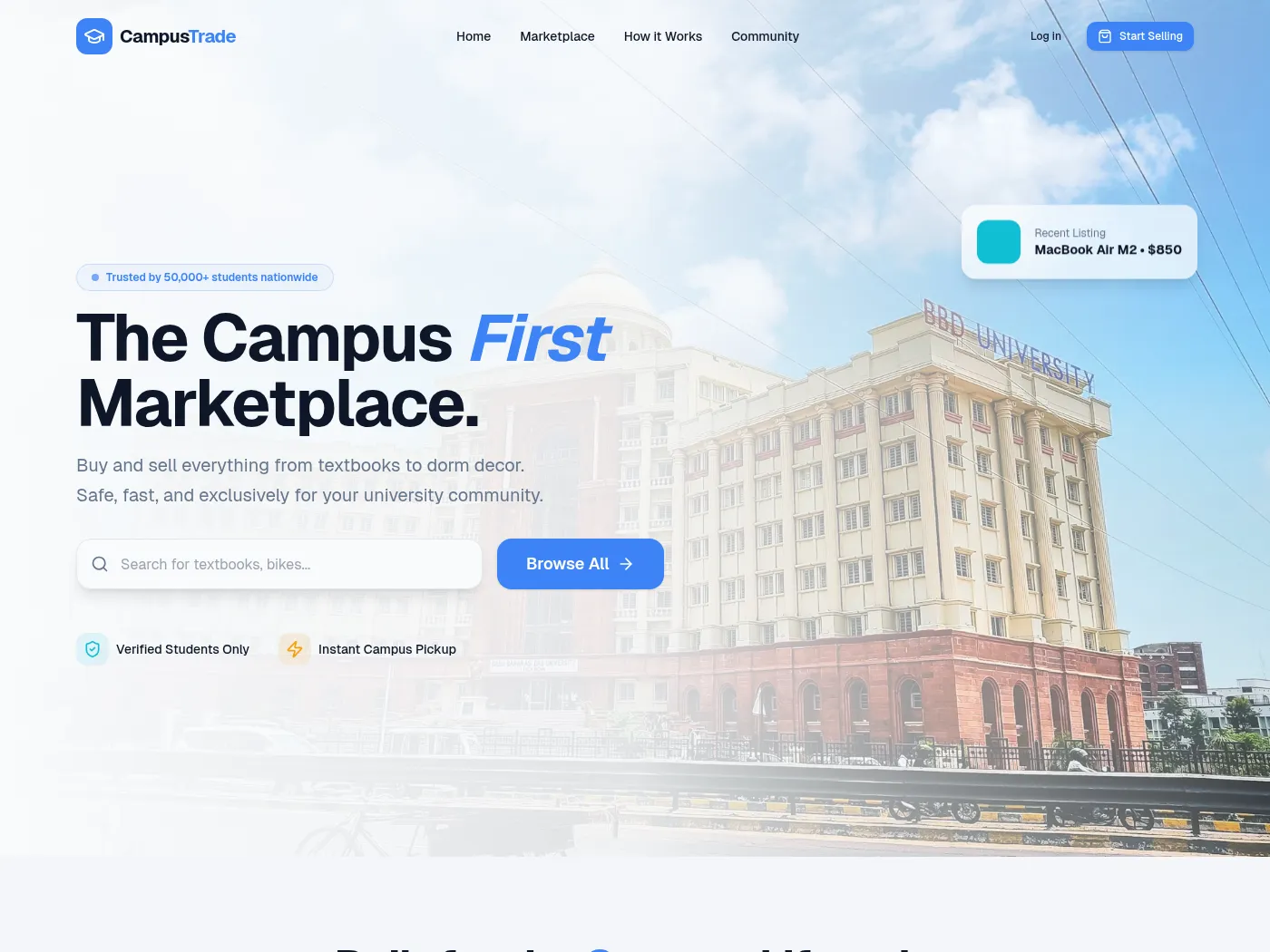 Campus Trade Landing