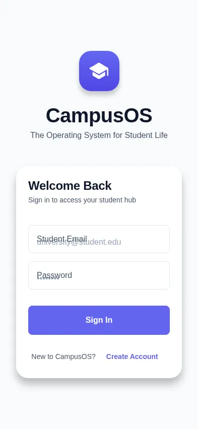 CampusOS Student Hub