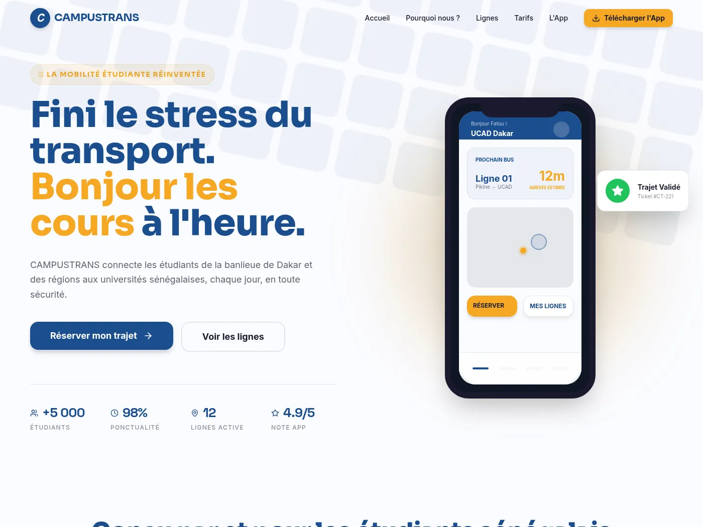 CampusTrans Sénégal Mobility