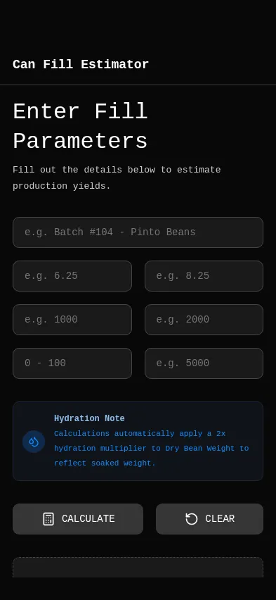 Can Fill Estimator