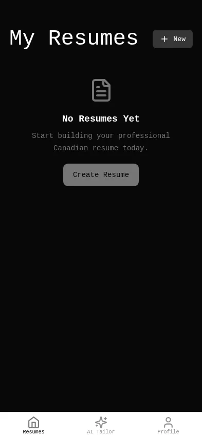 MapleResume Builder