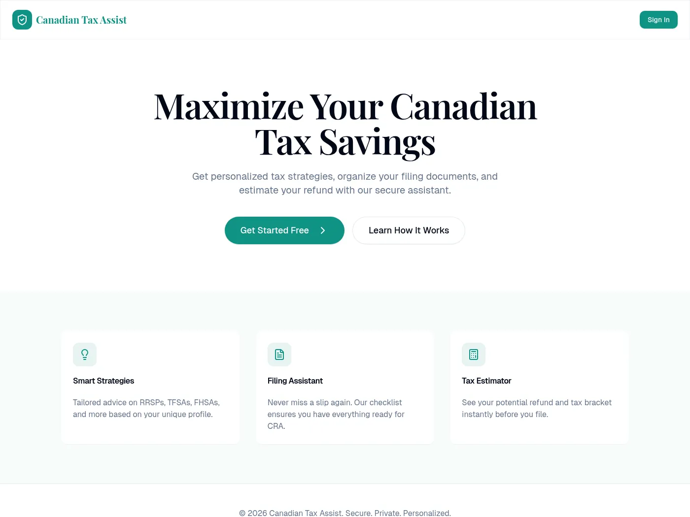 Canadian Tax Assistant