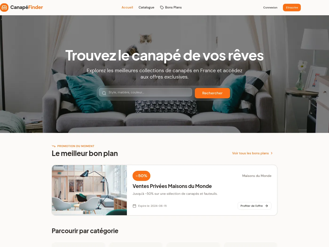 Canapé Finder France
