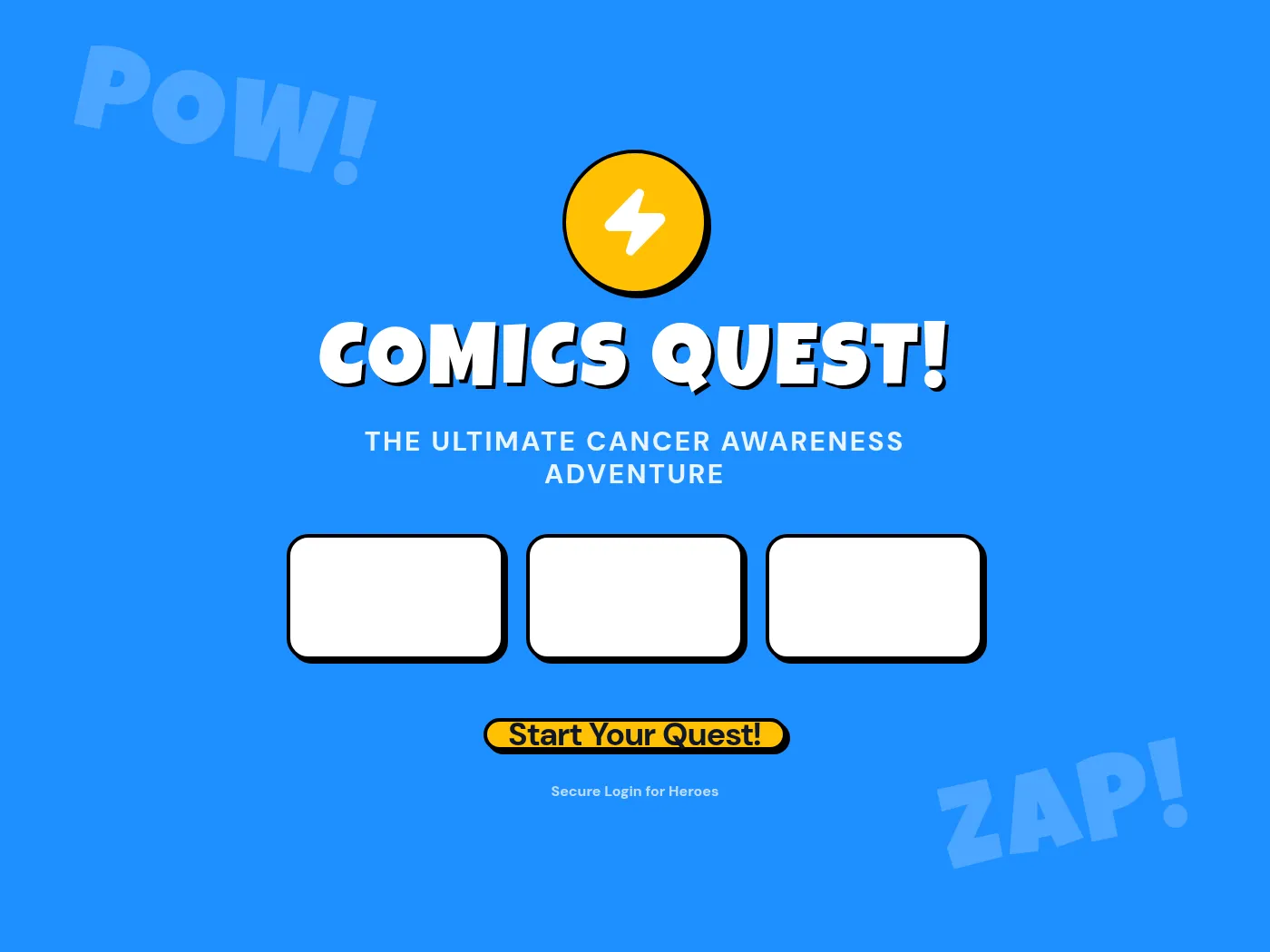 KidCancer Comics Quest