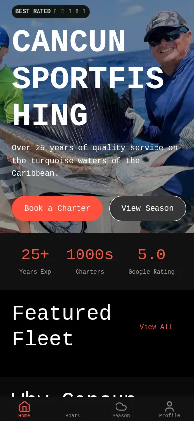 Cancun Fishing Mobile