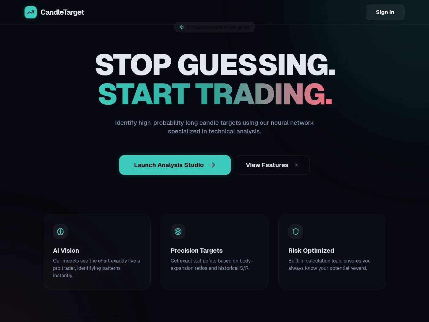 Long Candle Target Finder