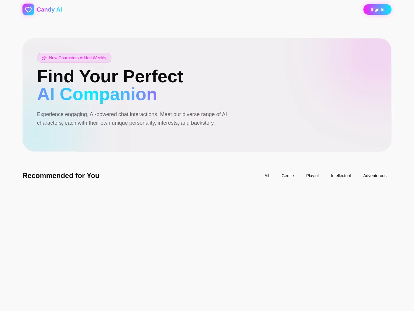 Candy AI Free Clone