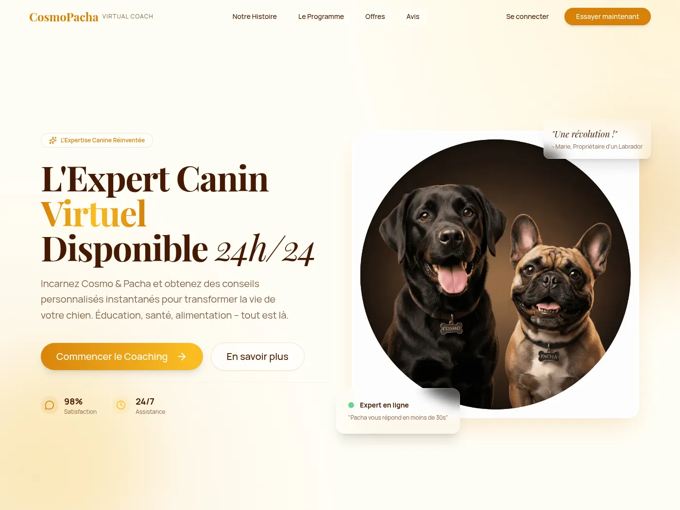 CosmoPacha Virtual Coach