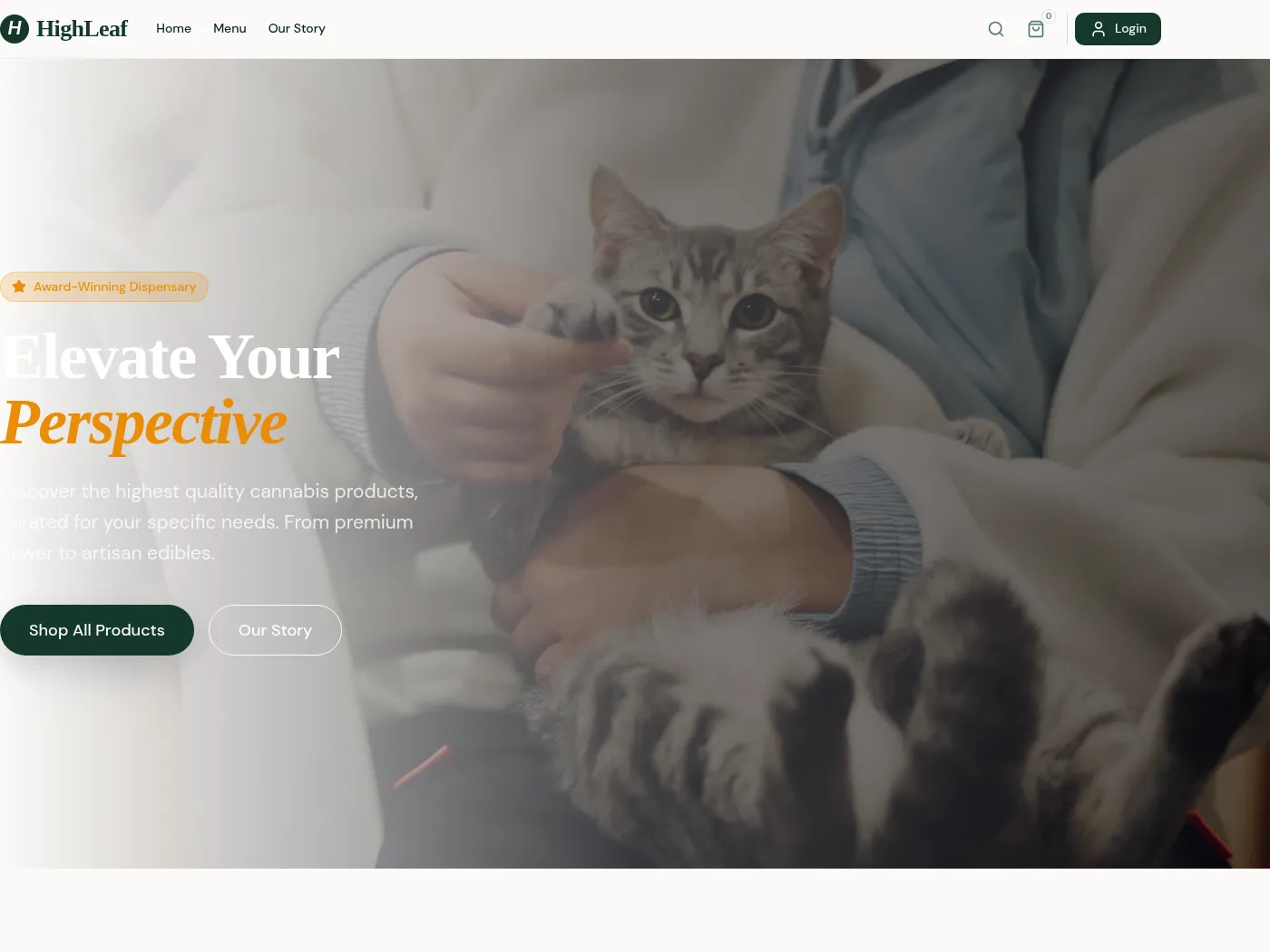 Cannabis Shop Website