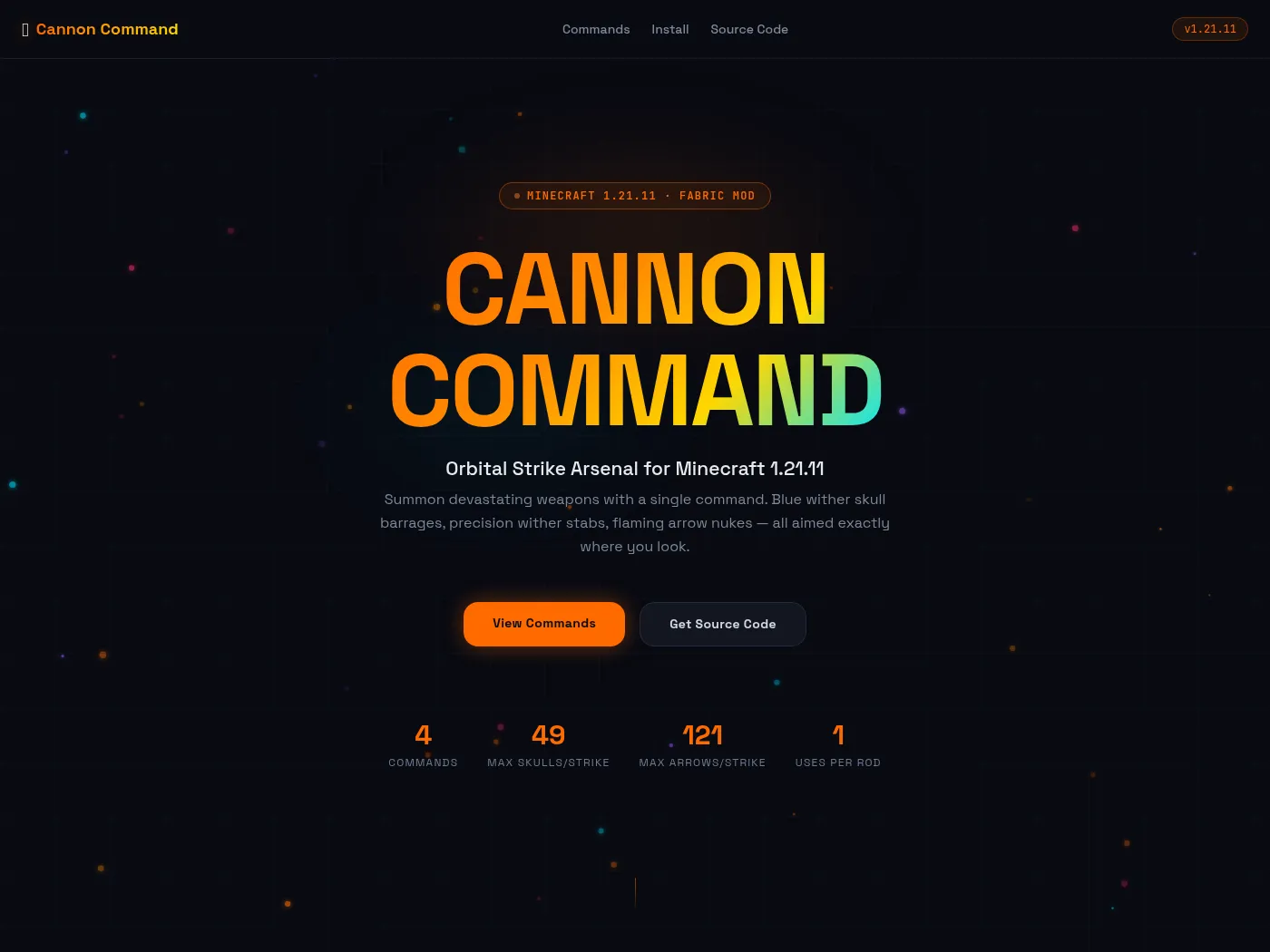 Cannon Command Mod