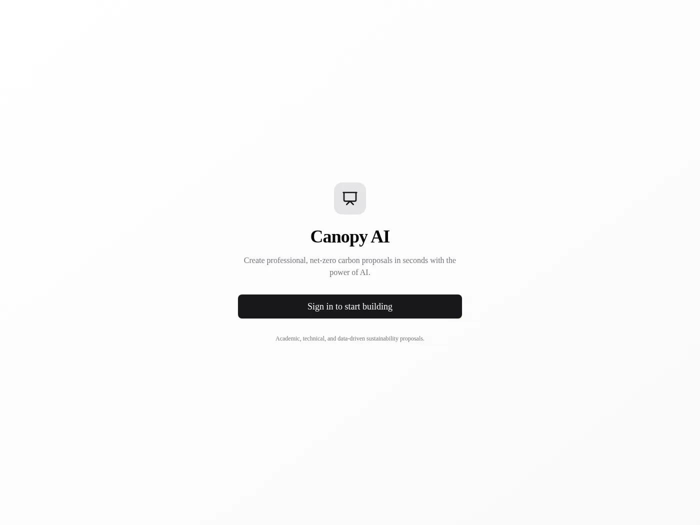Canopy Net-Zero Proposal