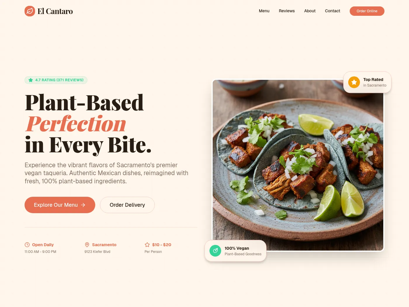 Cantaro Vegan Eats