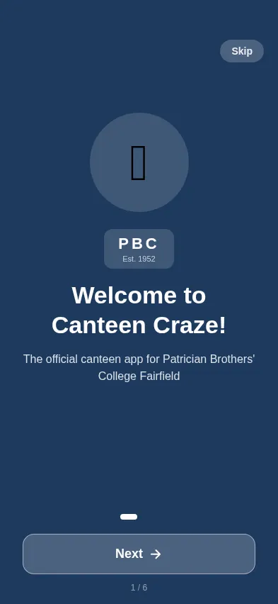 Canteen Craze App