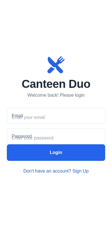 Canteen Duo App