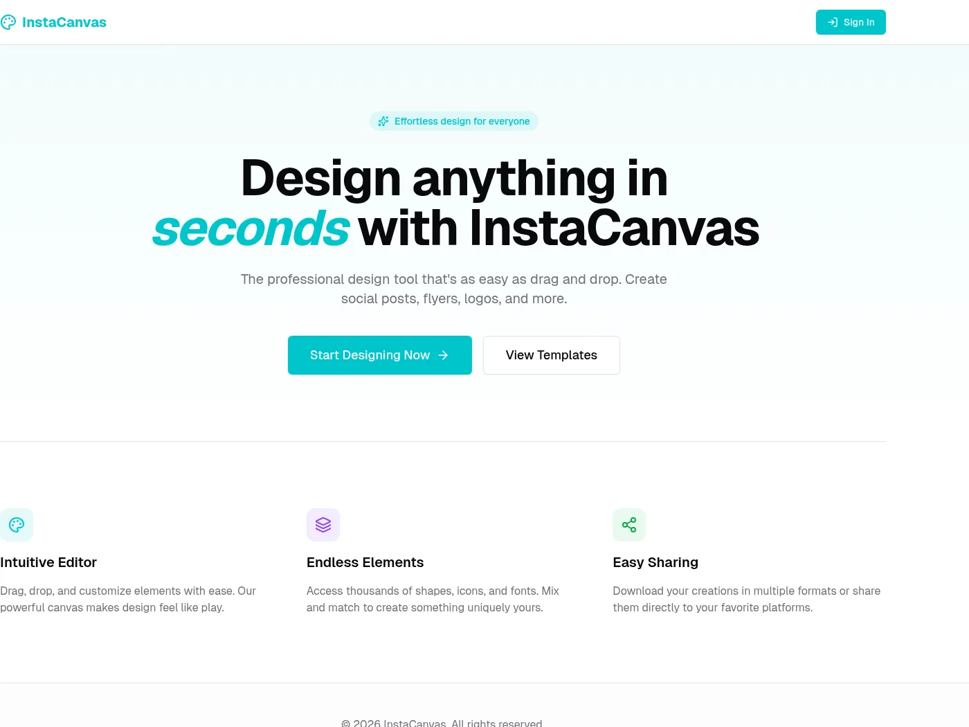 InstaCanvas Clone
