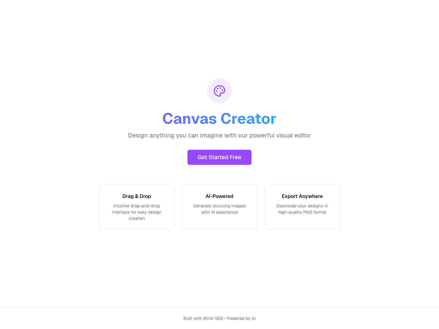 Canvas Creator