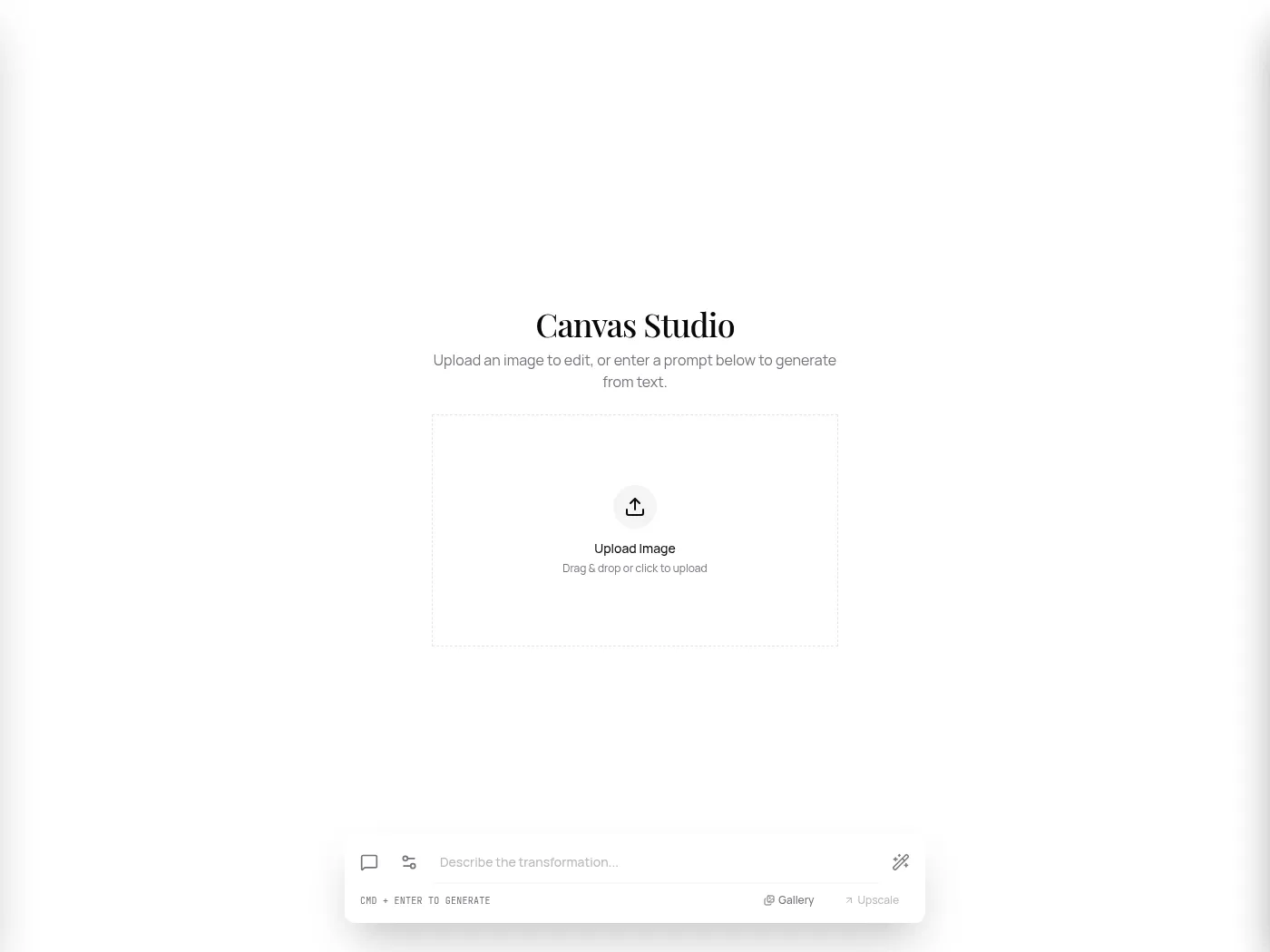 Canvas Diffusion Studio: Private Editorial-Grade Image-to-Image Generator