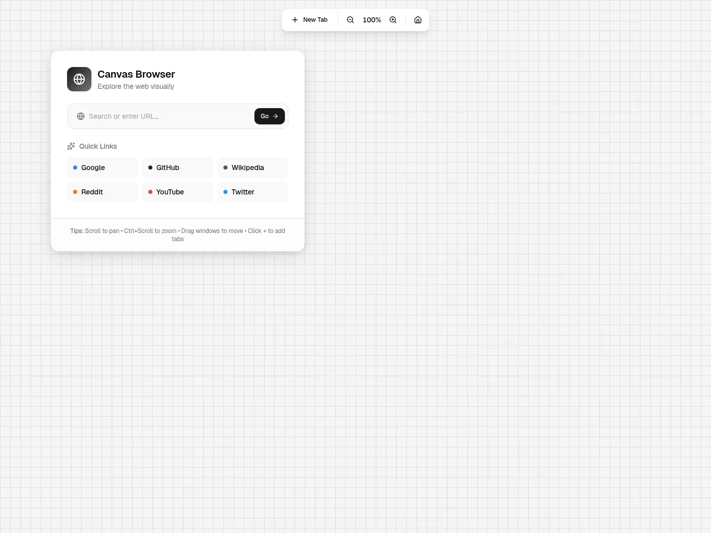 Canvas Tab Browser