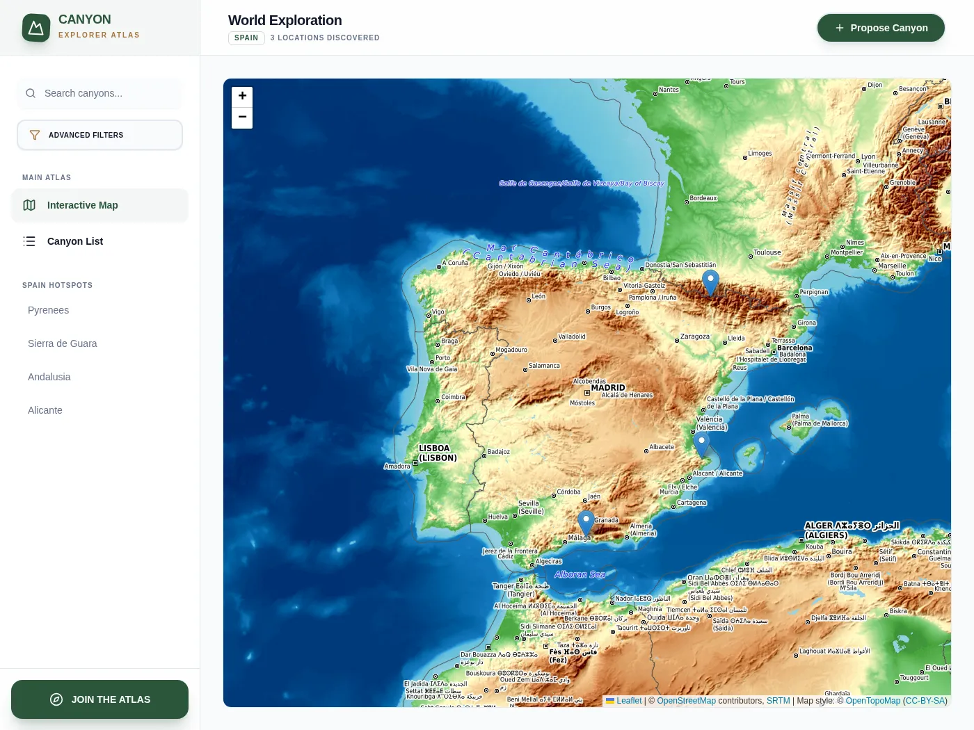 Canyon Explorer Atlas