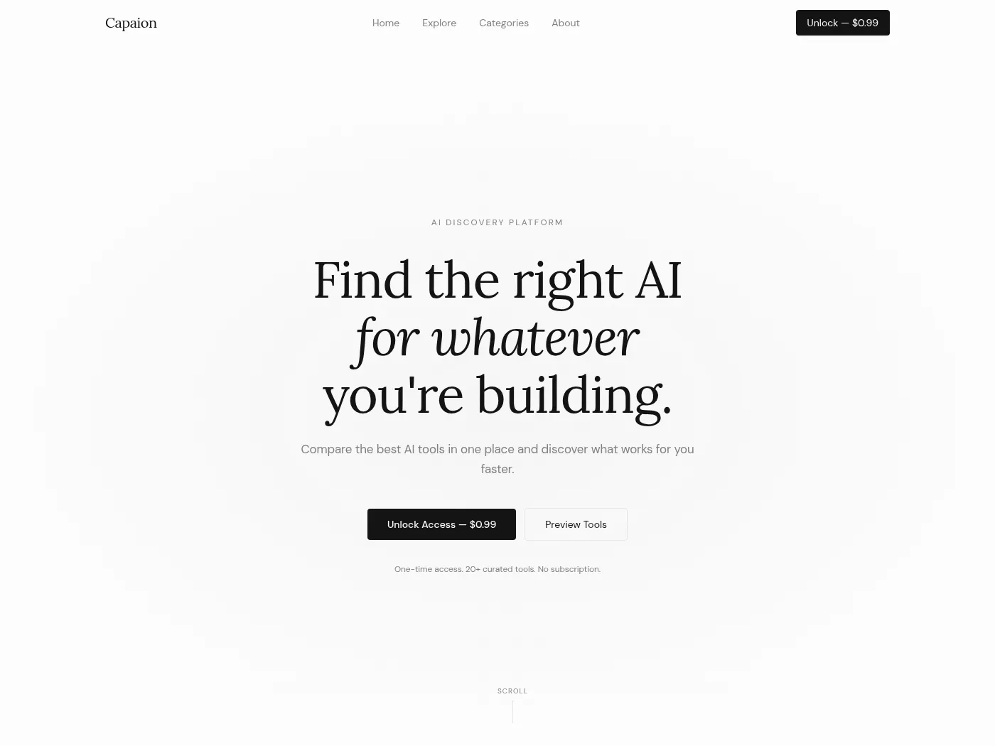 Capaion AI Discovery