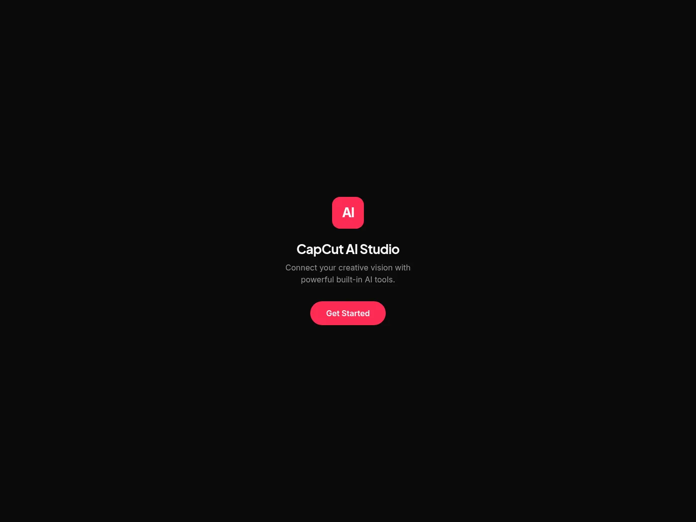 CapCut AI Studio