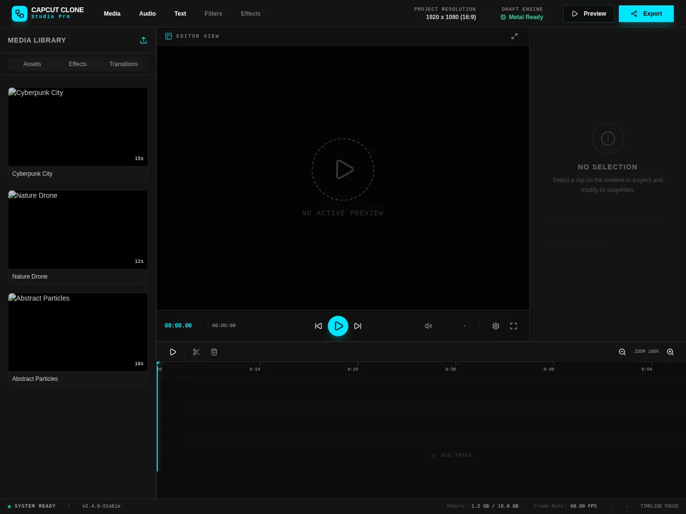 CapCut Clone Studio