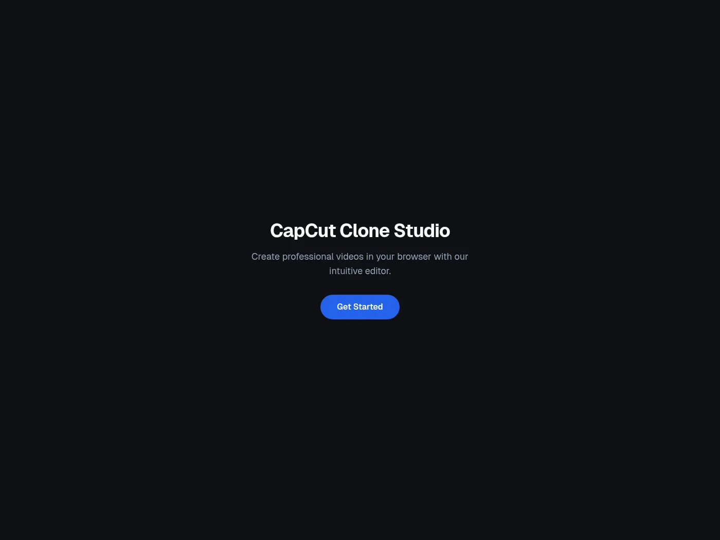 CapCut Clone Studio