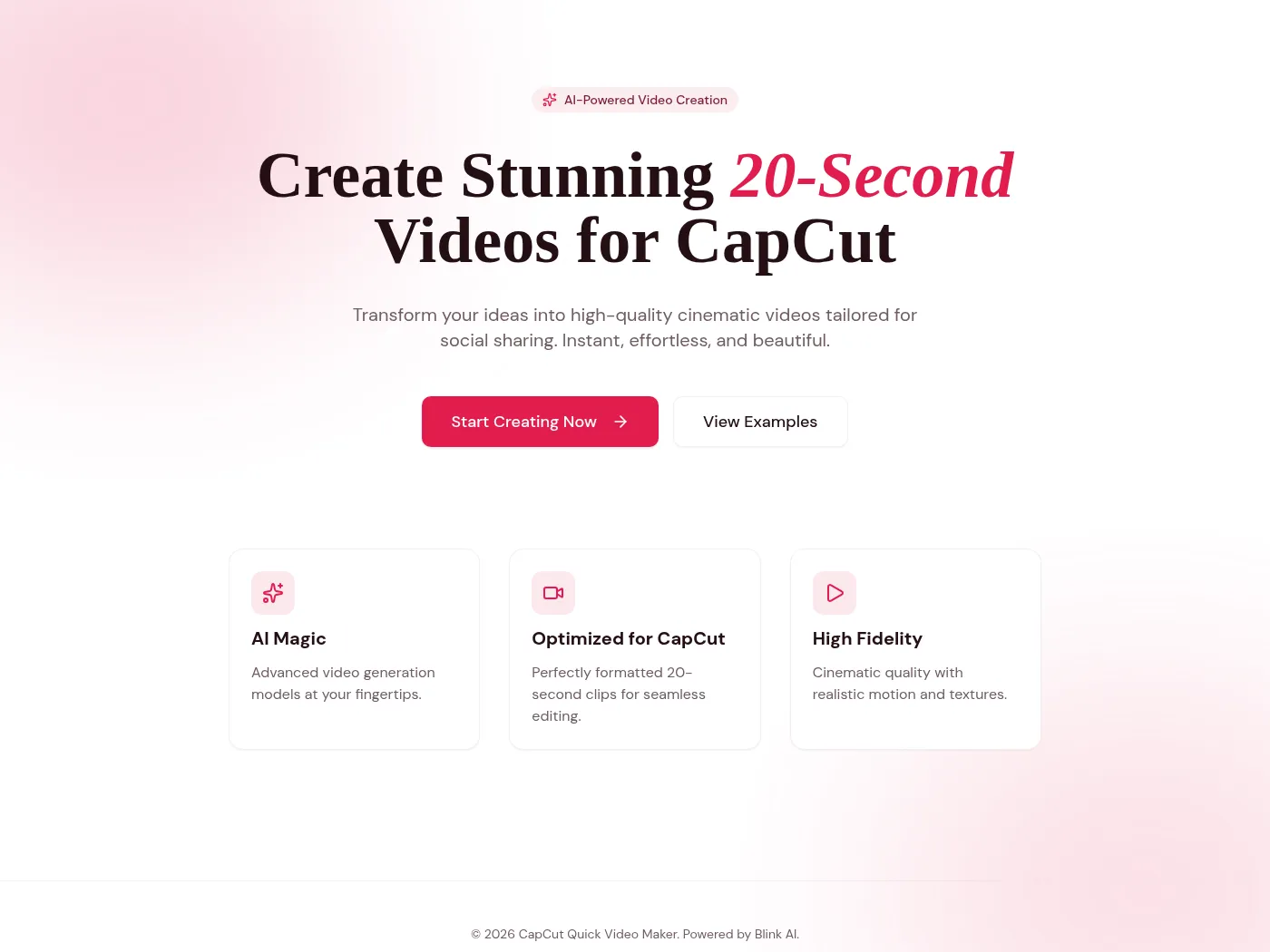 CapCut Quick Video Maker
