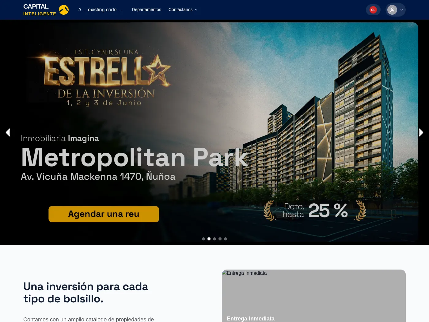 Capitalizarme Site Clone