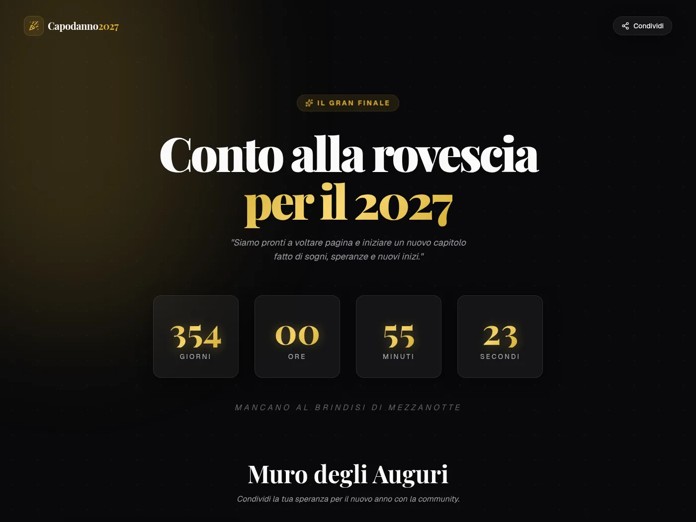 Capodanno Countdown App