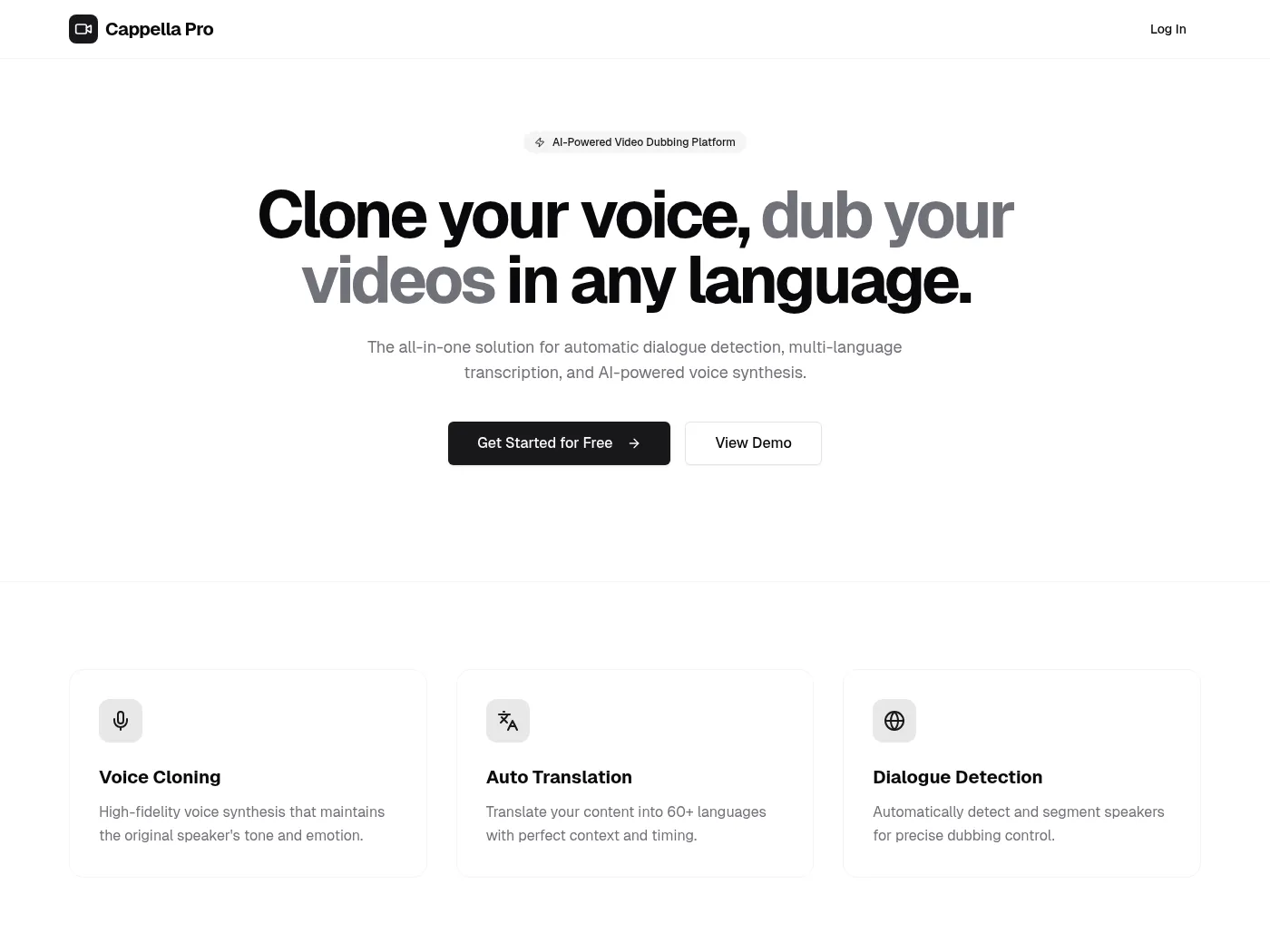 Cappella Pro Clone