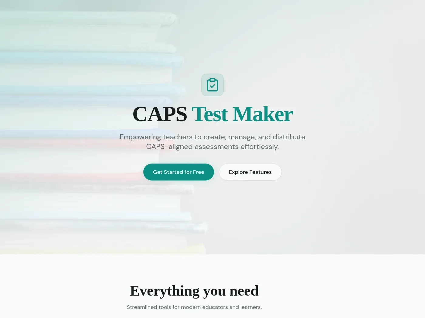 CAPS Test Maker