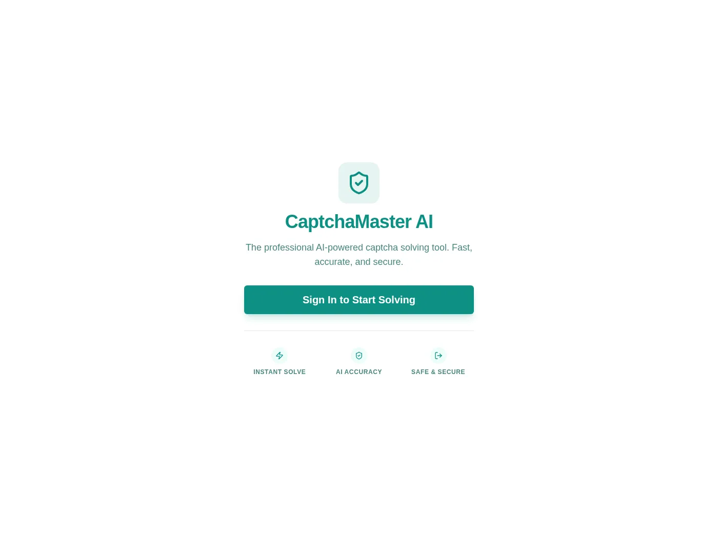 Captcha Solver Tool