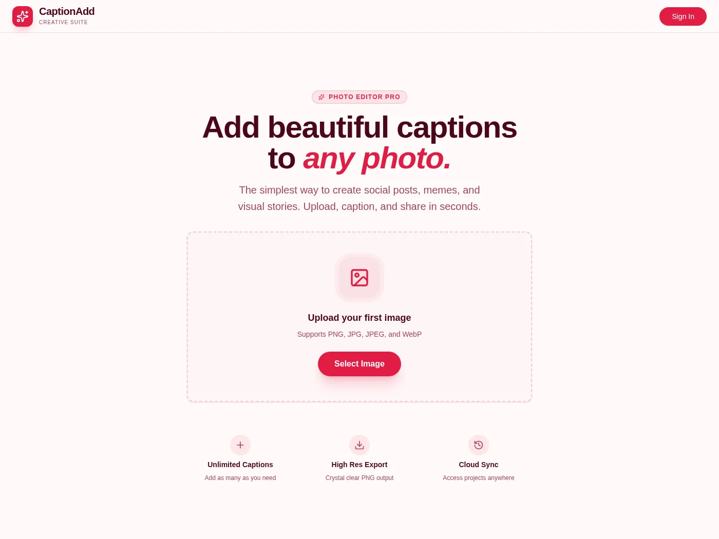 Caption Add