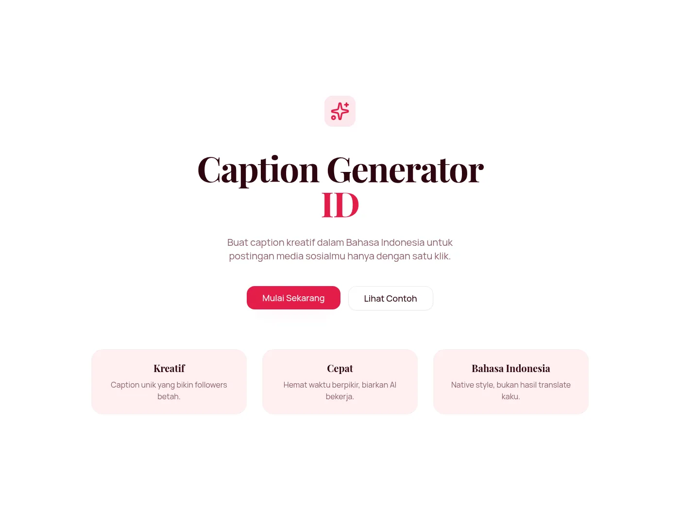 Caption Generator ID