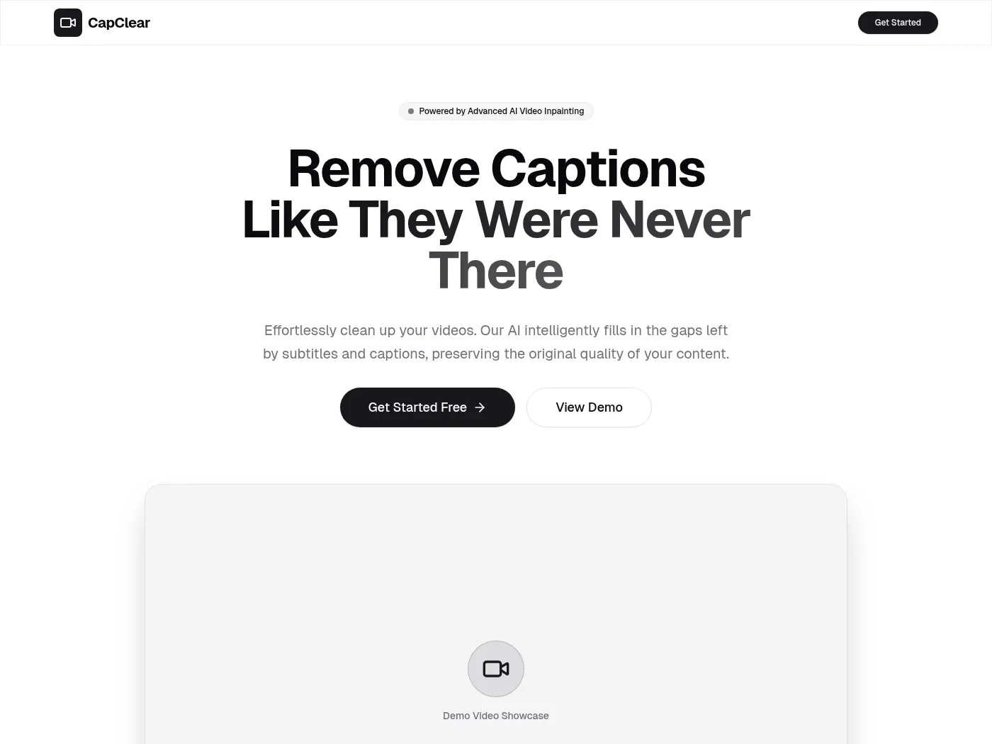 Caption Remover Web