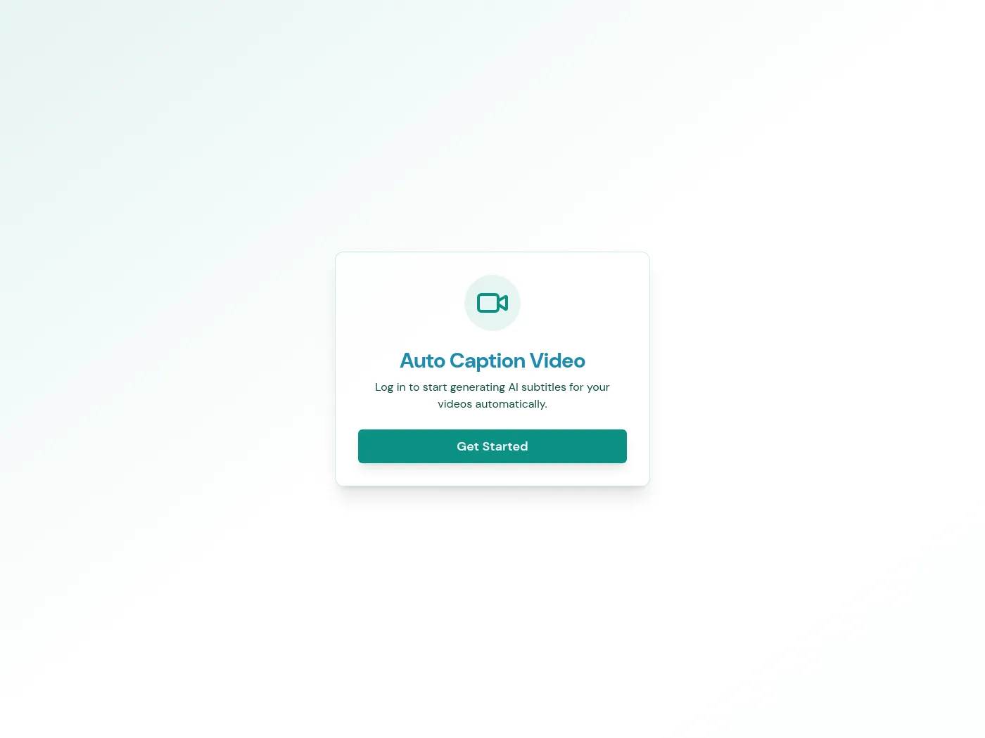 Auto Caption Video