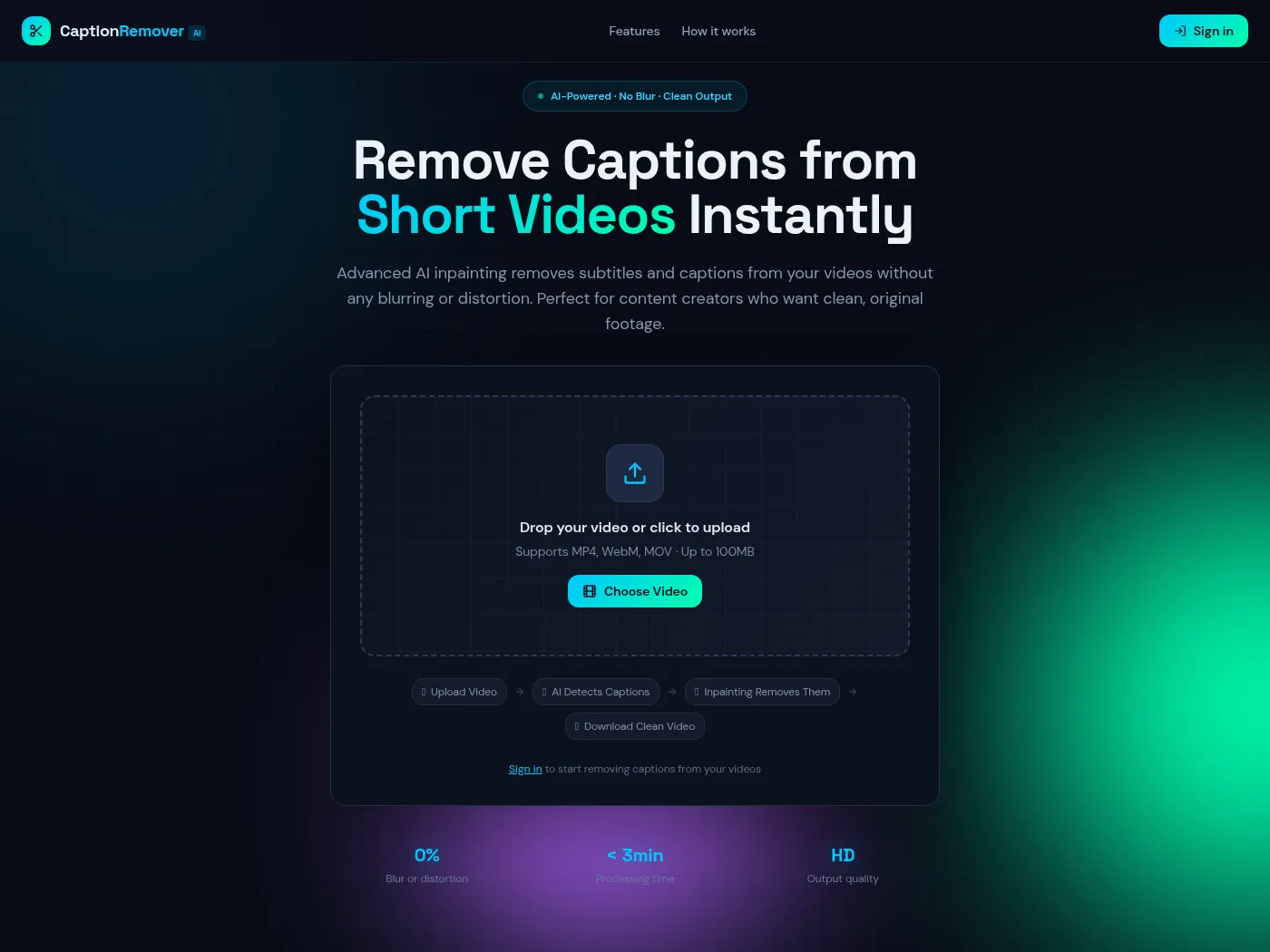 CaptionRemover AI